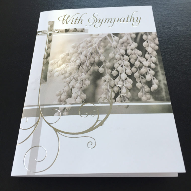 Sympathy mass cards set of 5 - Mass cards