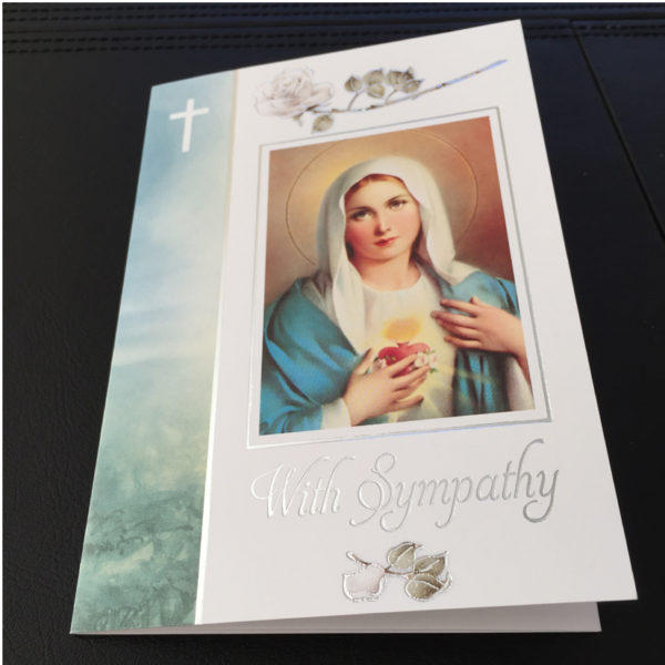 Sympathy mass cards set of 5 - Mass cards